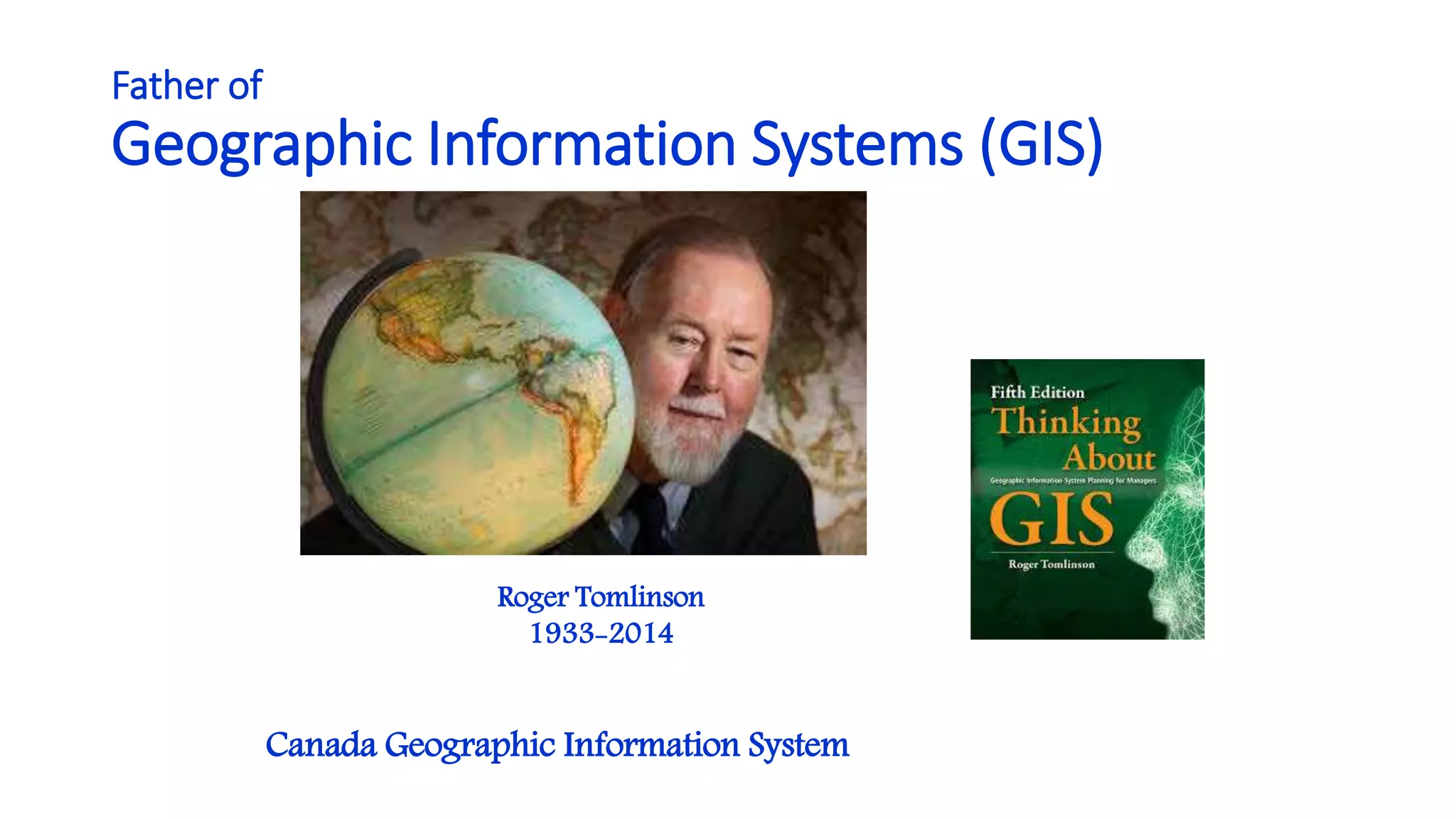 Geographic information system – an introduction | PPTX