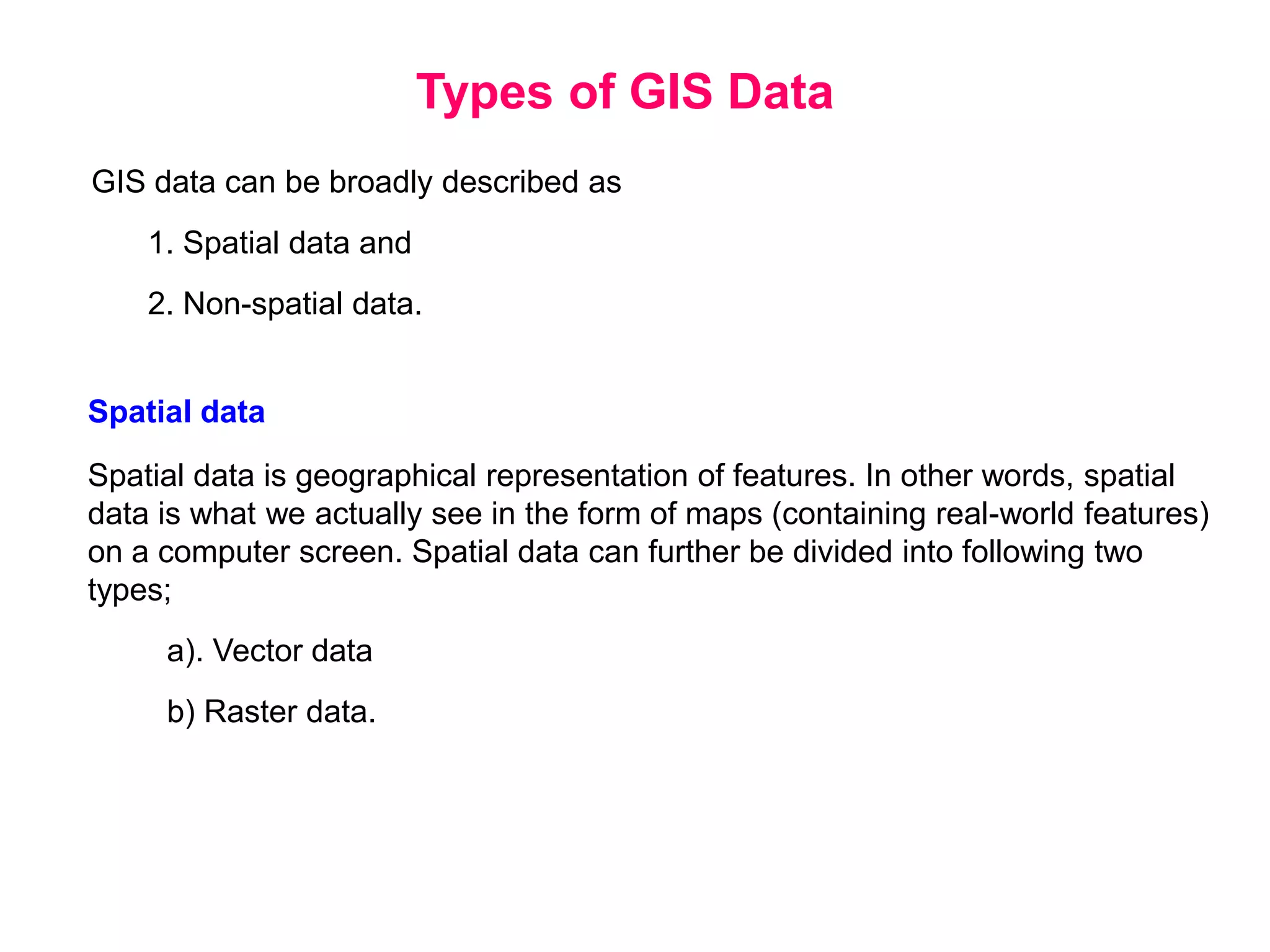 Geographic information system (gis) | PPTX