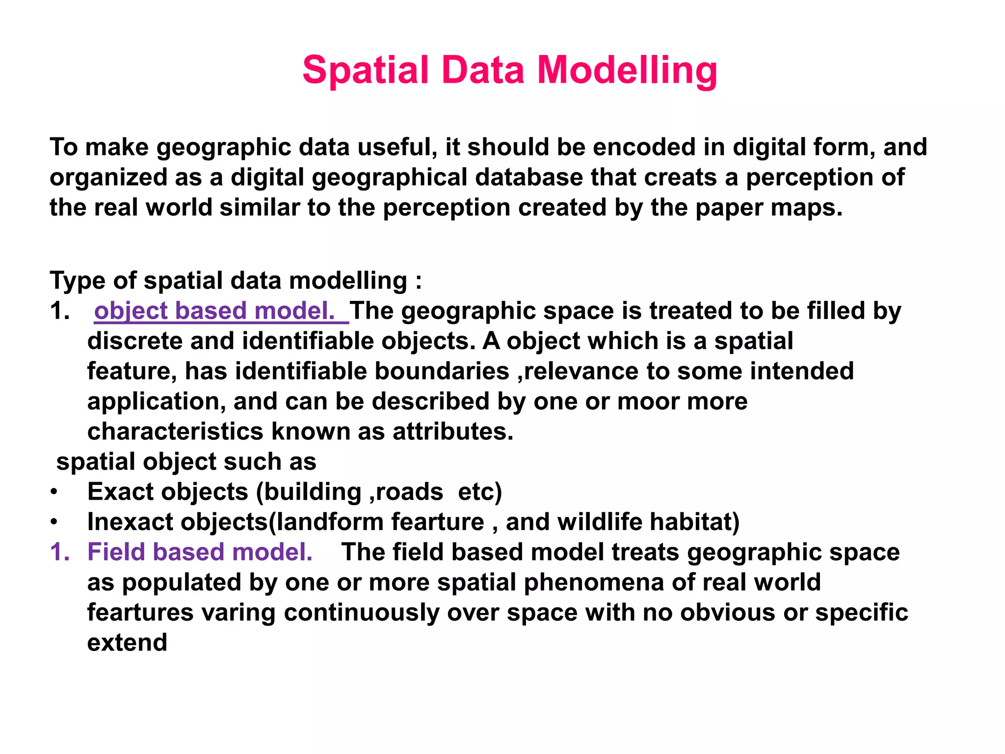 Geographic information system (gis) | PPTX