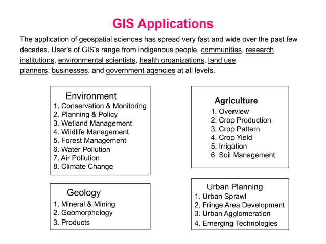 Geographic information system (gis) | PPTX