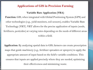 Geographic Information System (GIS) and Its Application in Precision Farming | PDF