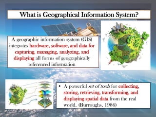 Geographic Information System (GIS) and Its Application in Precision ...