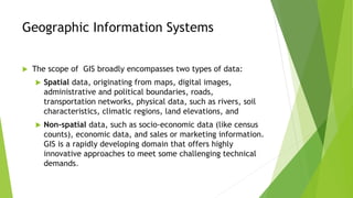 Geographic information systems | PPT