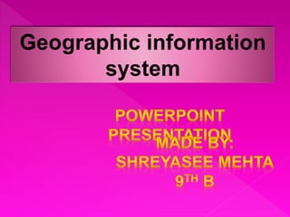 geographic information PowerPoint presentation | PPT
