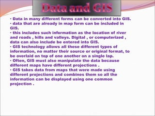 geographic information PowerPoint presentation | PPT