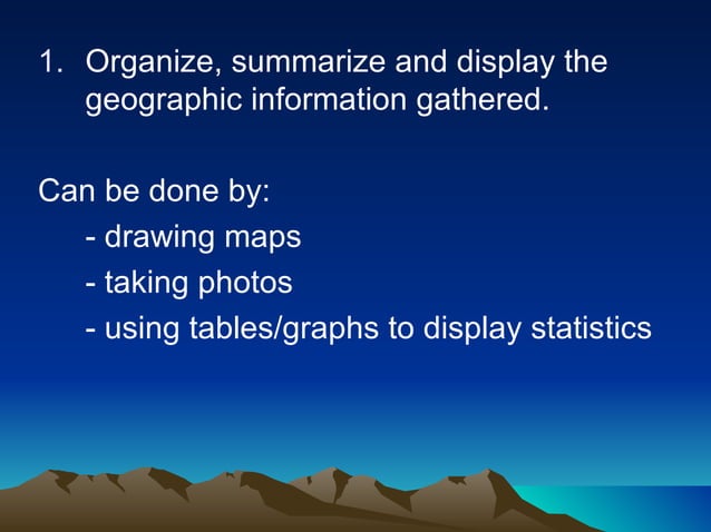 Geographic Method | PPT | Maps & Navigation