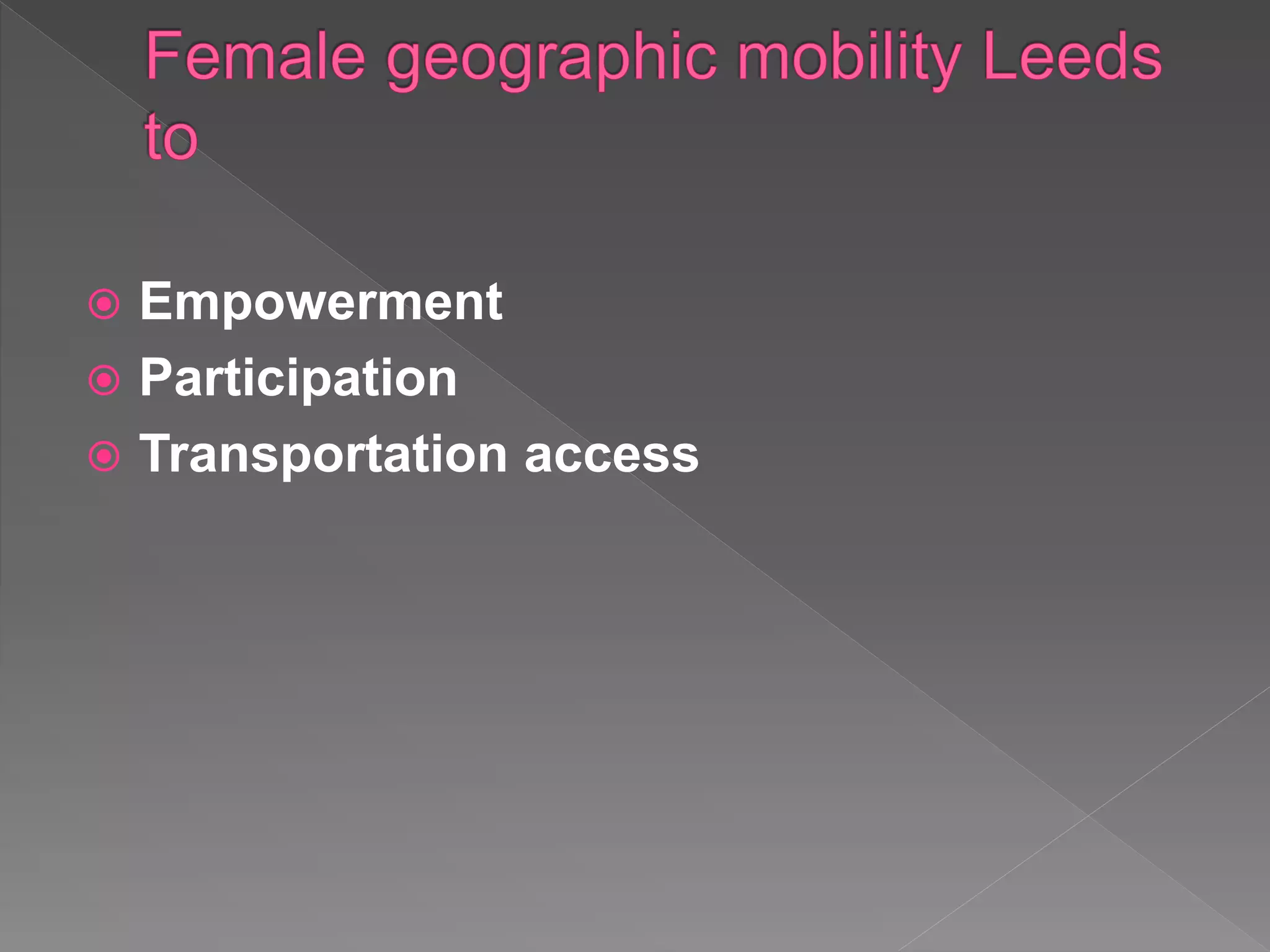 Geographic mobility | PPTX