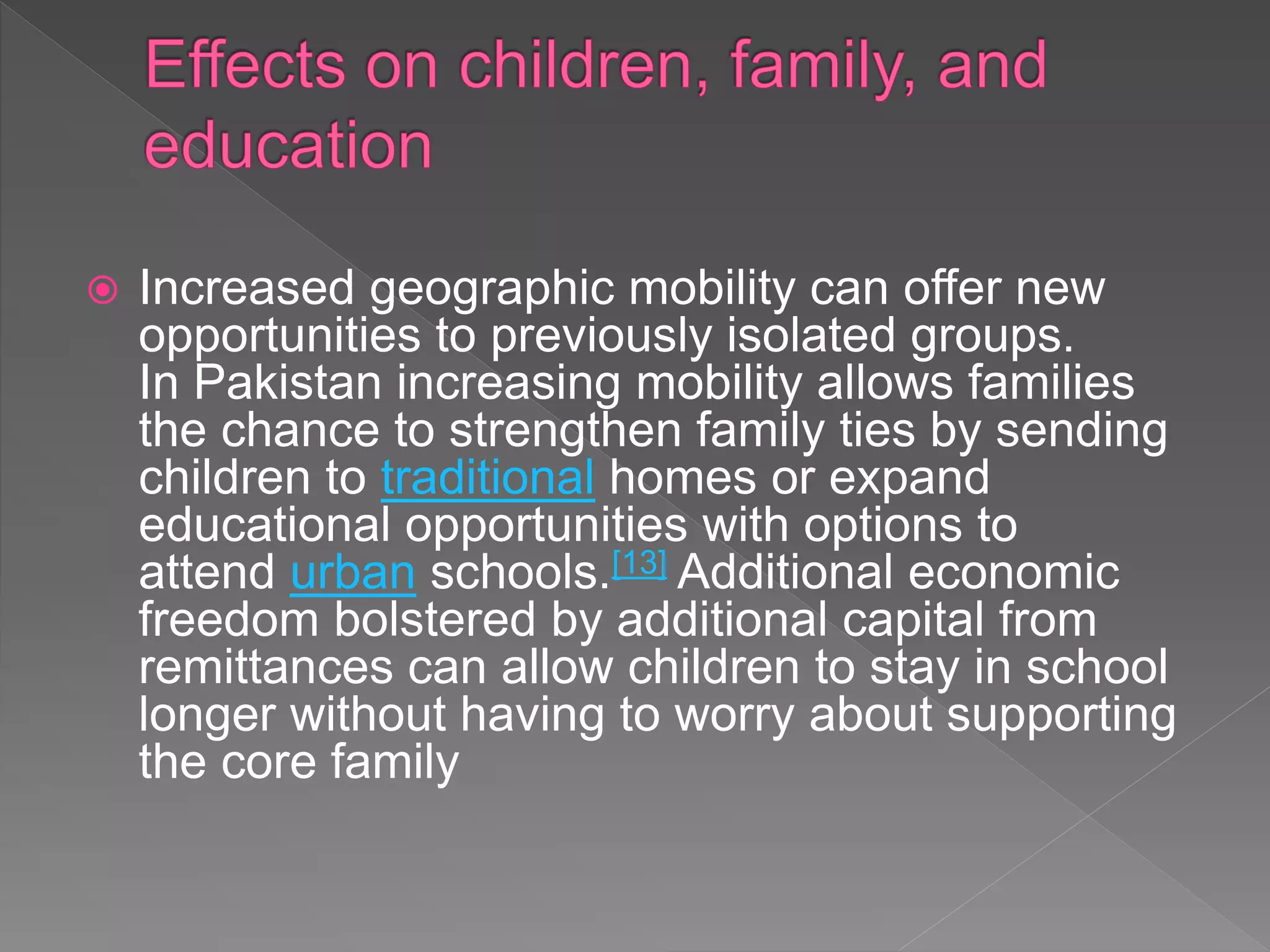 Geographic mobility | PPTX