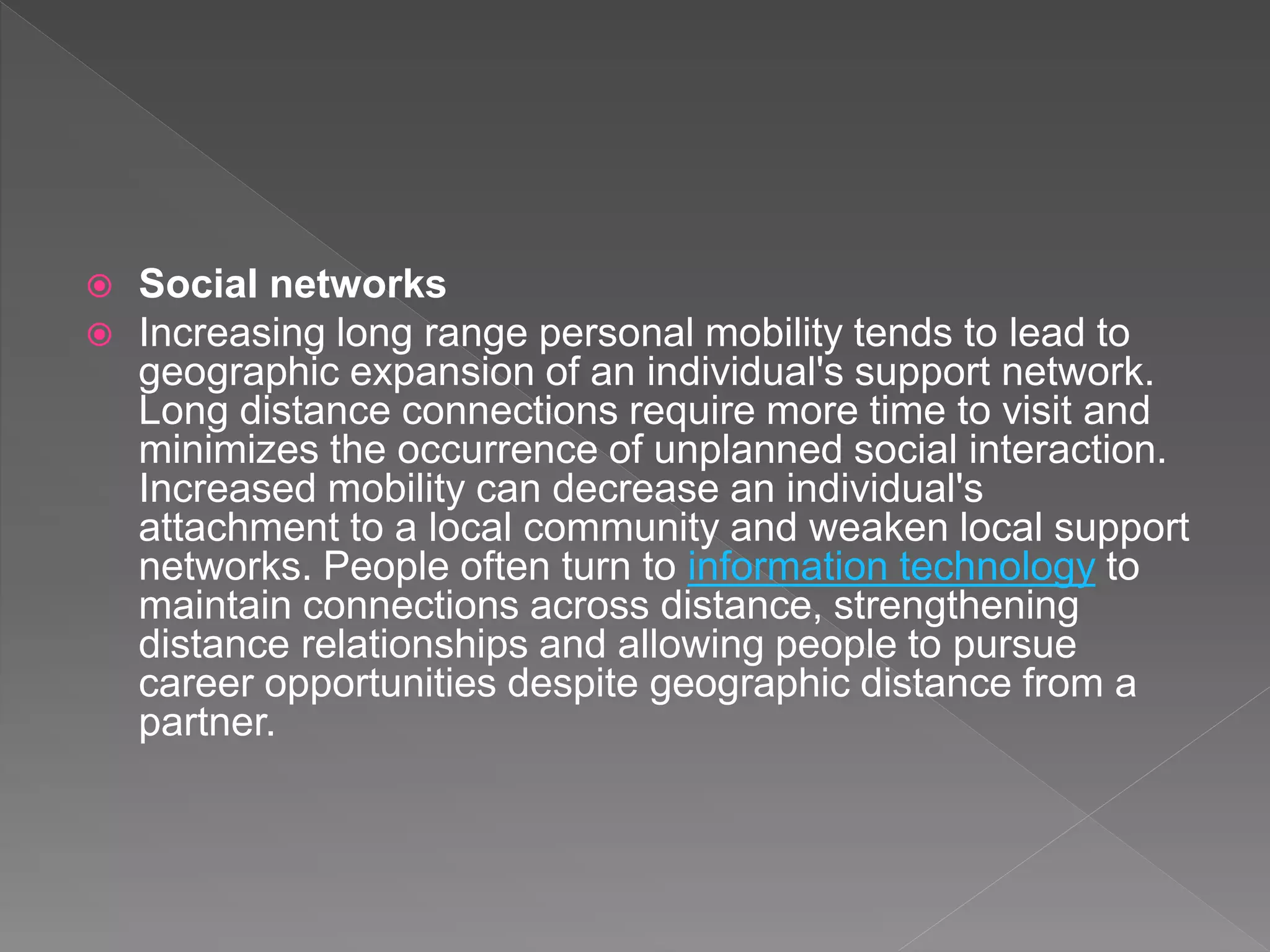 Geographic mobility | PPTX