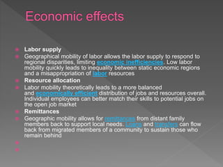 Geographic mobility | PPTX