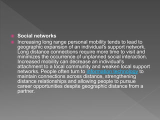 Geographic mobility | PPTX