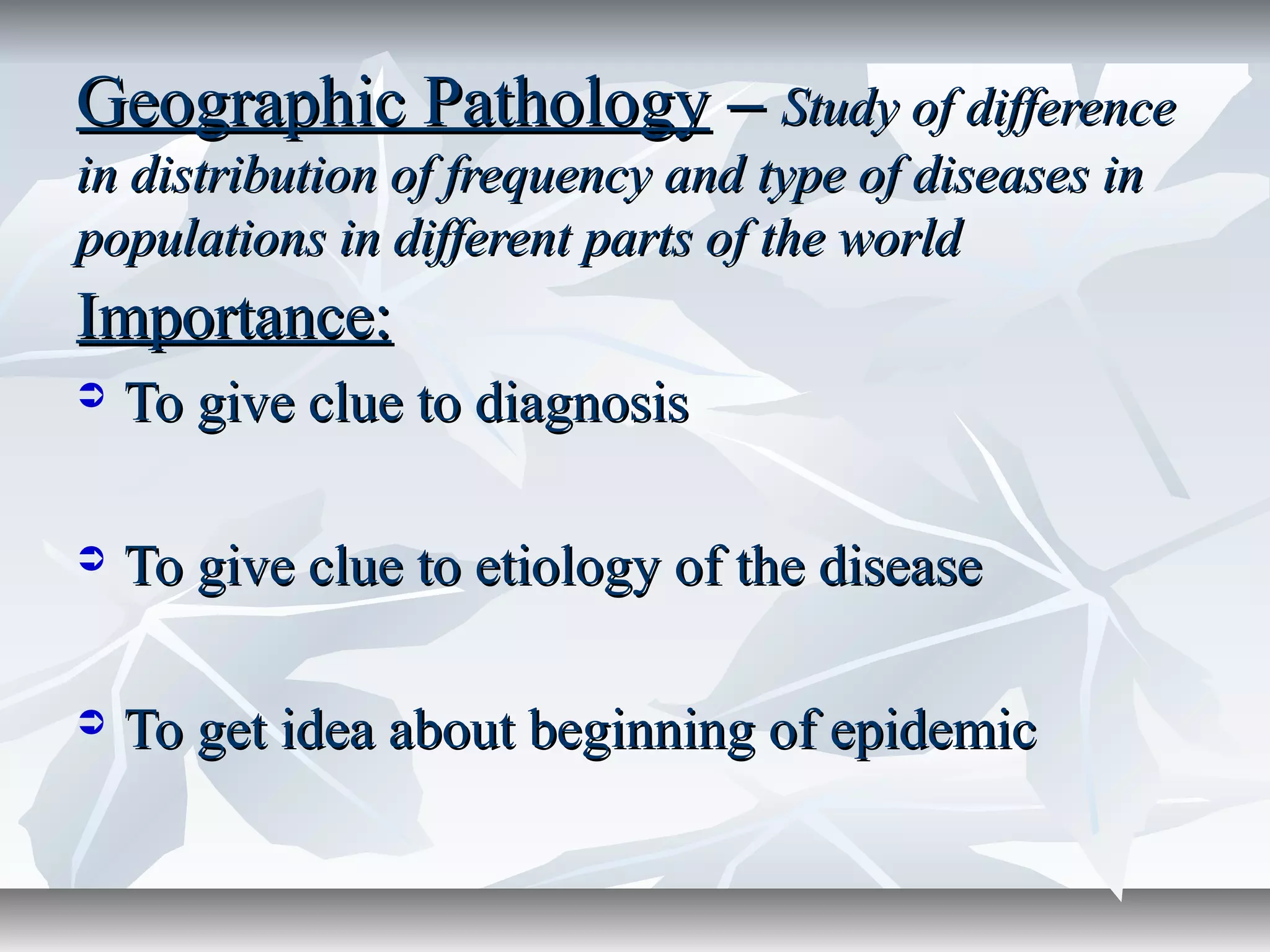 Geographic pathology | PPT