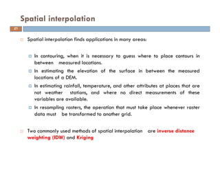Geographic query and analysis | PPT