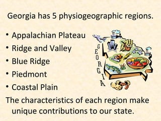 Geographic Regions of Georgia | PPT