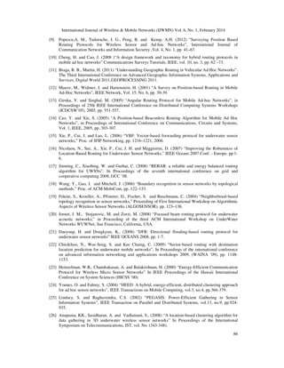 Geographic routing protocols for underwater wireless sensor networks a ...