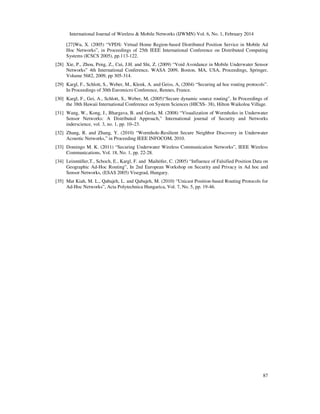 Geographic routing protocols for underwater wireless sensor networks a survey | PDF