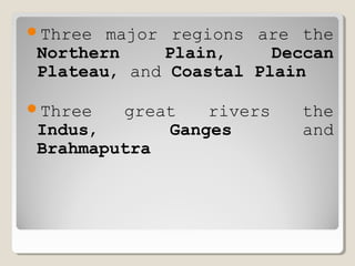 Geographic setting of india | PPT