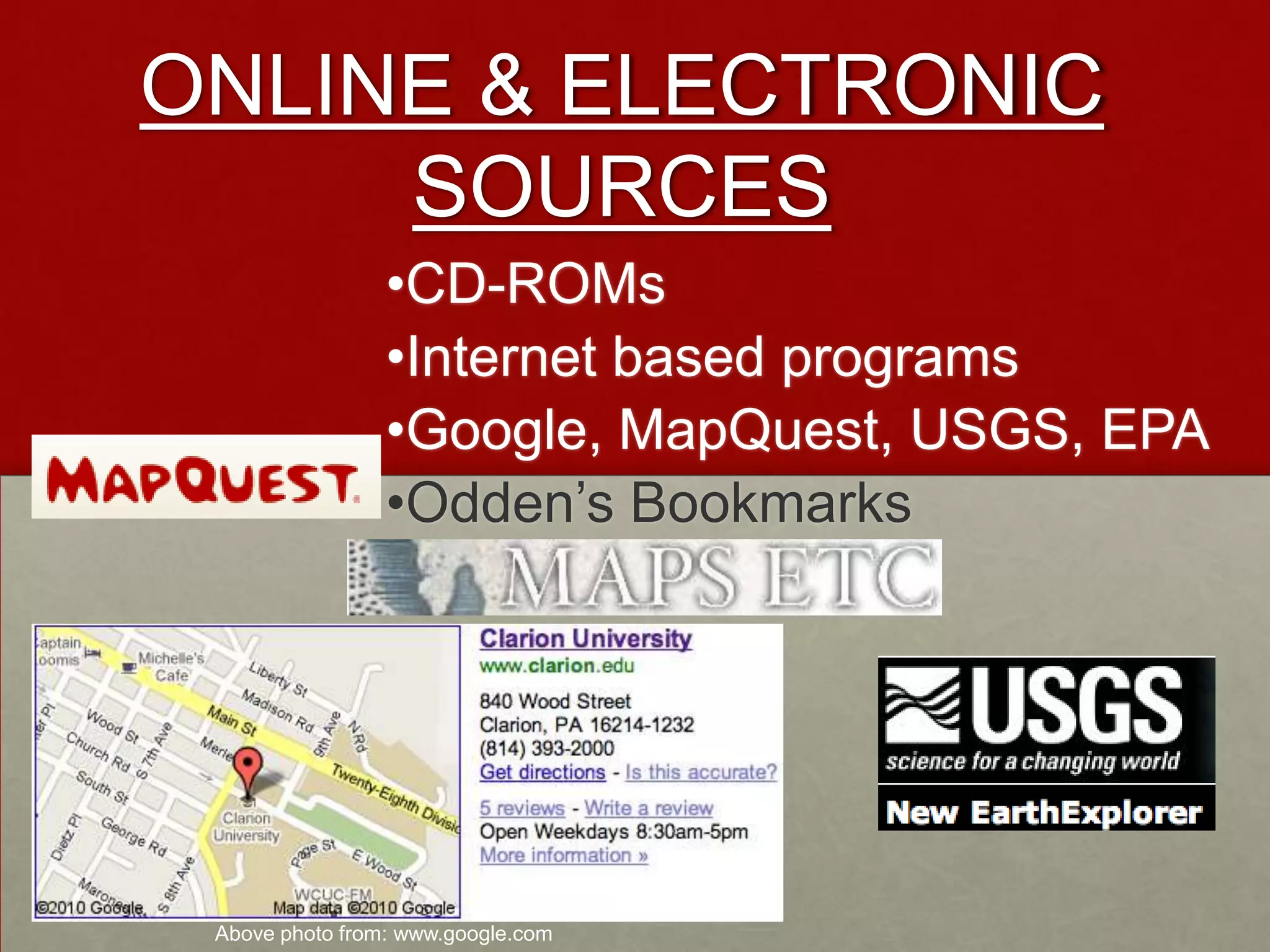 Geographic Sources Dillman And O Malley | PPTX