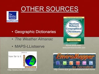 Geographic Sources Dillman And O Malley | PPTX