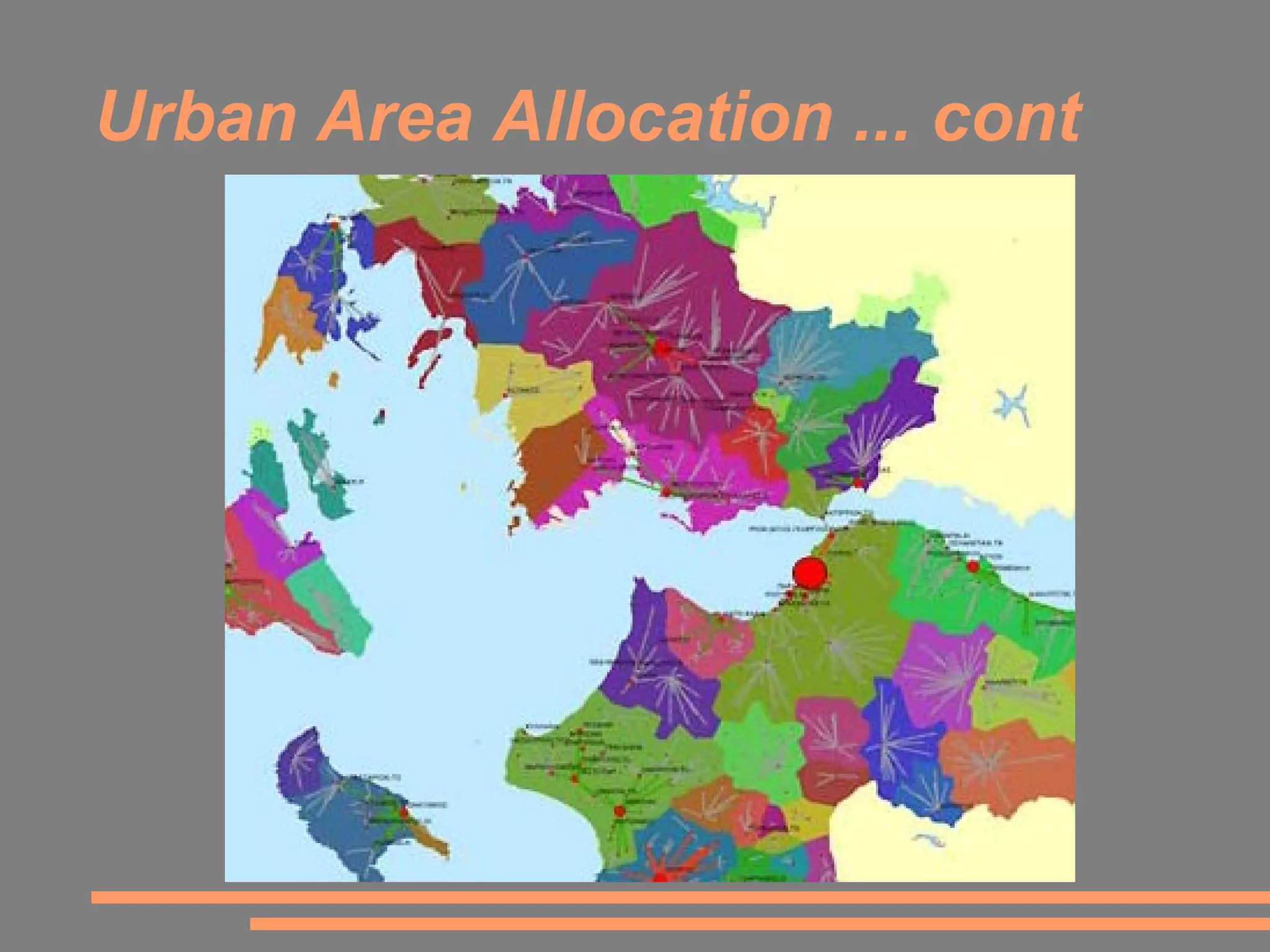 Geographic system of a polycentric development model | PPT