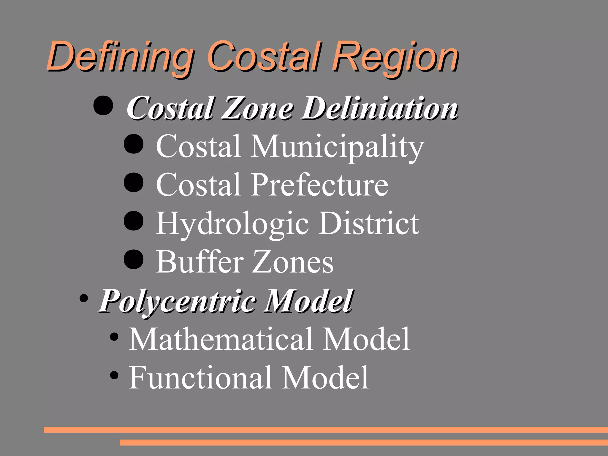 Geographic system of a polycentric development model | PPT