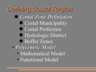Geographic system of a polycentric development model | PPT