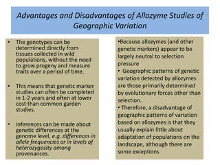 Geographic variation in forest trees | PPTX | Genetics | Science