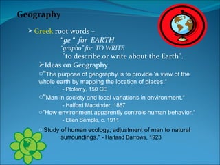 Geography | PPT
