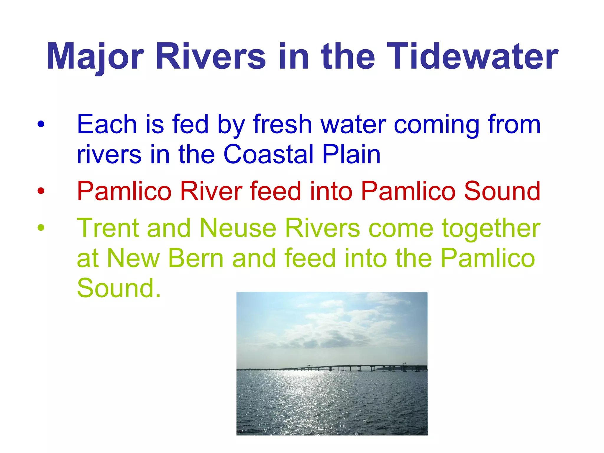 North Carolina Geography: The Tidewater Region | PPT