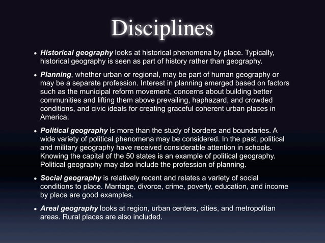 Urban Geography | PPT