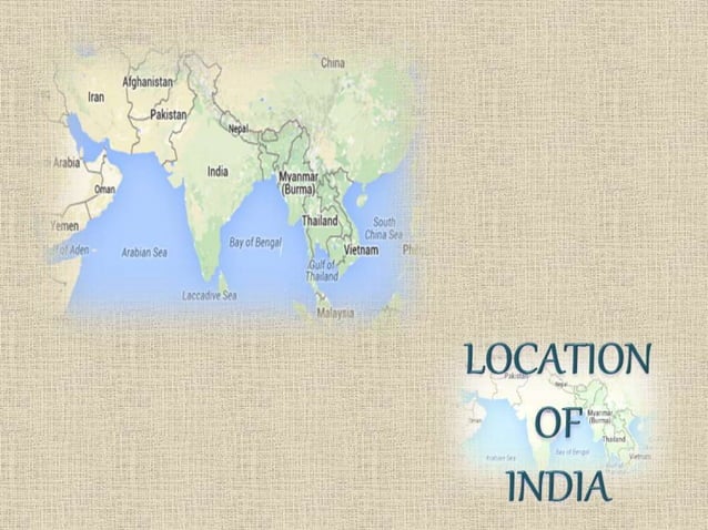 Geography- India Size and Location | PPTX | Asia Travel | Travel Locations