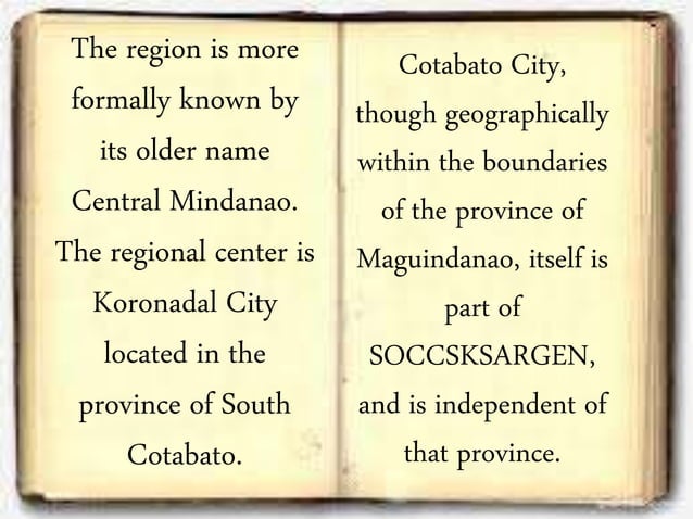 Region 12- soccsksargen (Philippines) | PPTX
