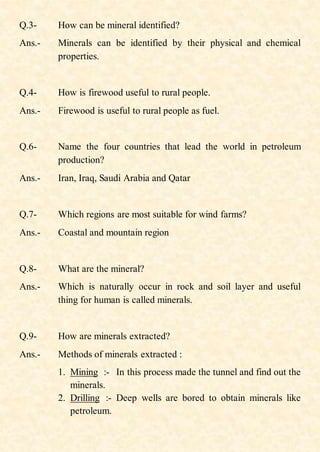 Cambridge Social Science, Class 8 Geography | DOCX