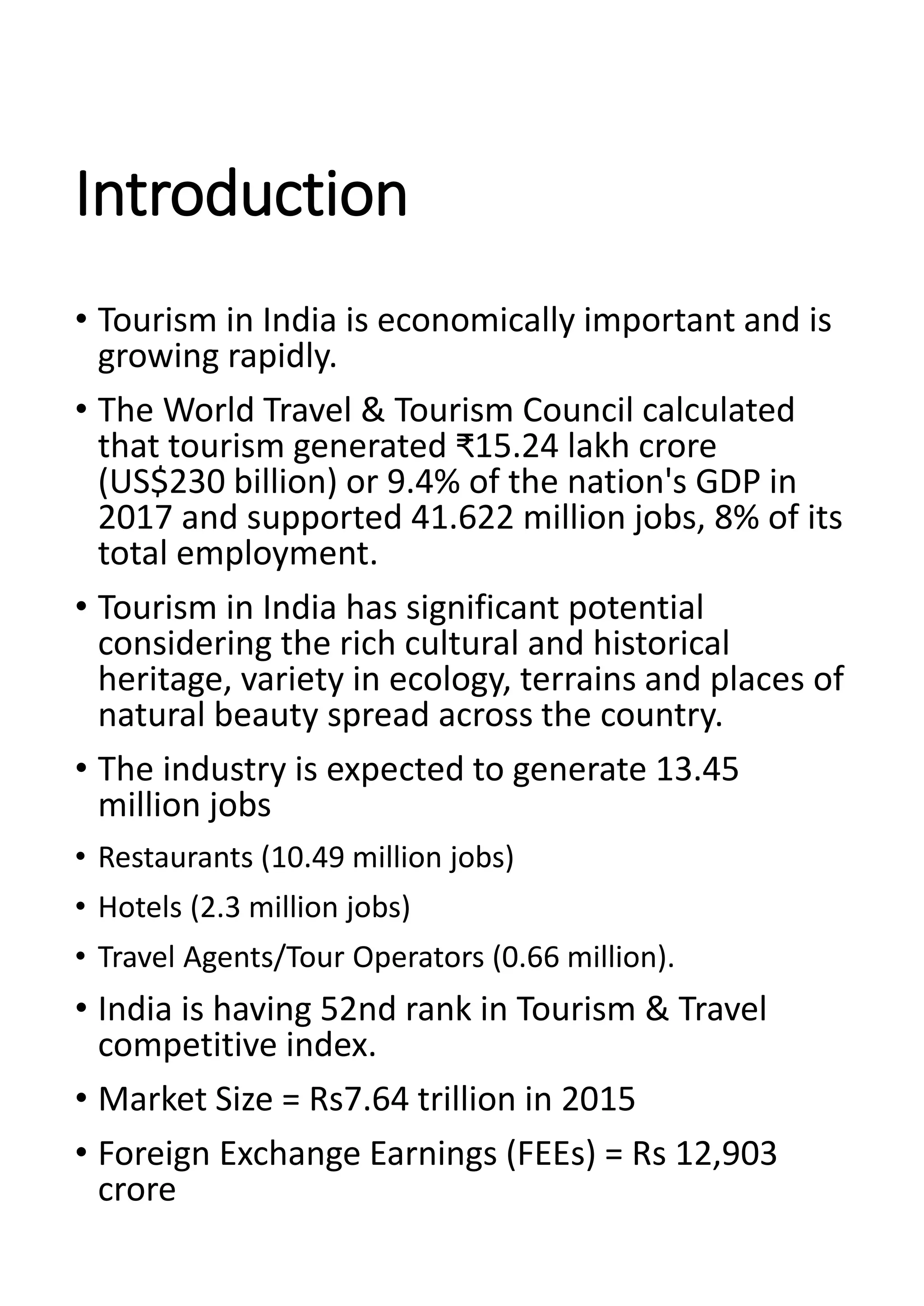 Indian tourism | PPTX