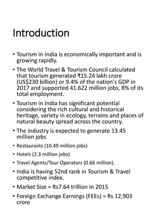 Indian tourism | PPTX