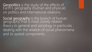 Geography | PPTX