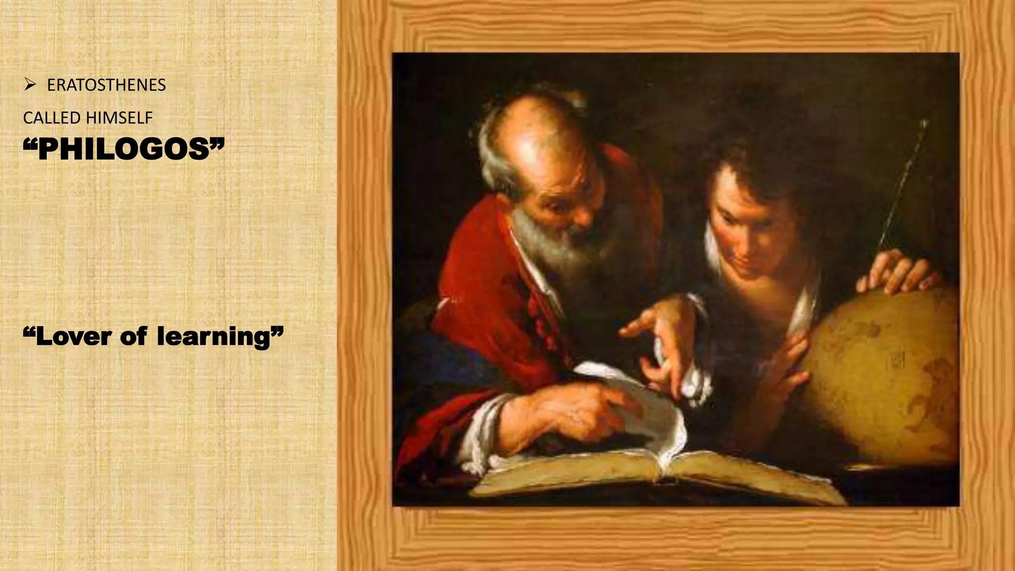 Contribution of Greek philosophers in geography | PPTX