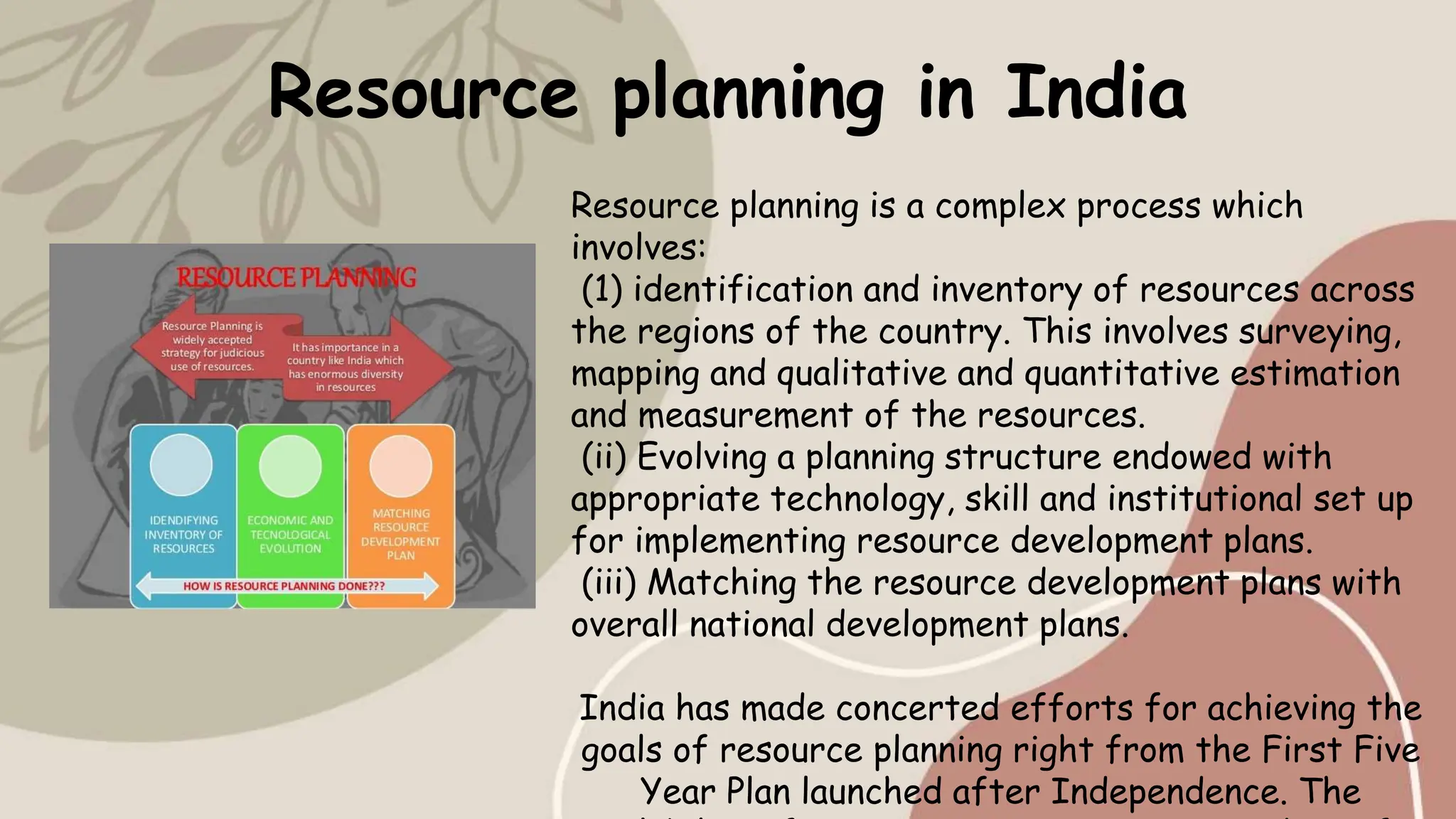 Resource Planning for Sustainable Development | PPTX