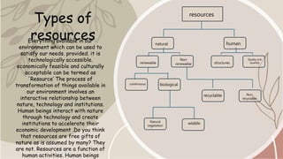 Resource Planning for Sustainable Development | PPT