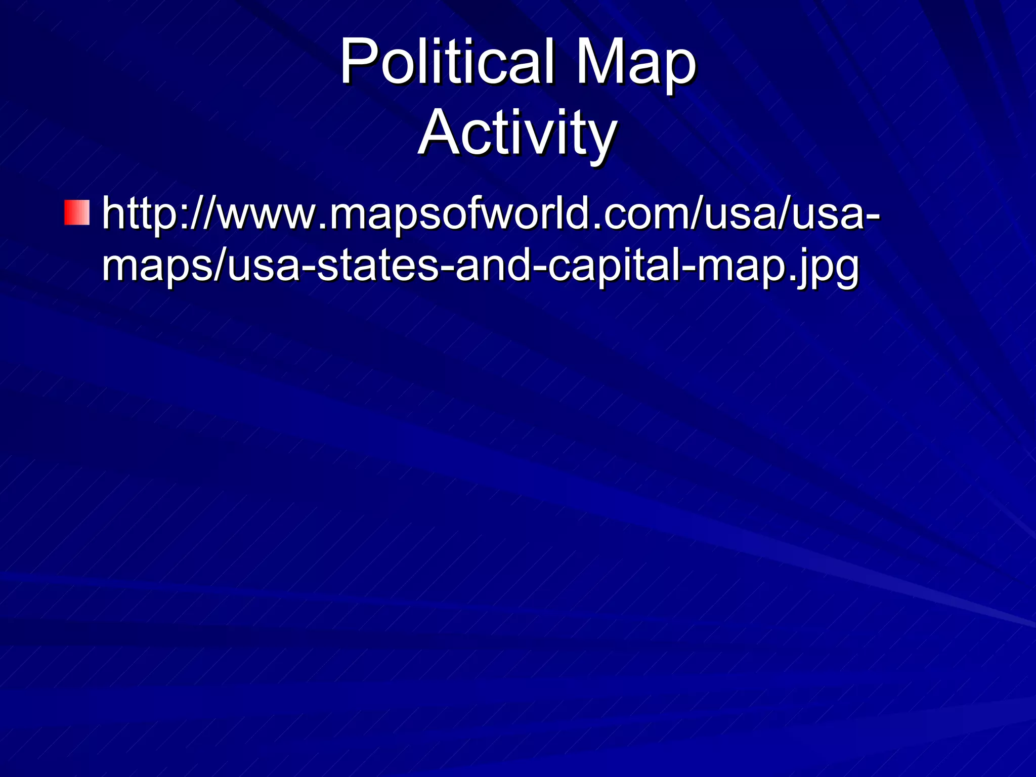 Geography: Different Kinds Of Maps | PPT