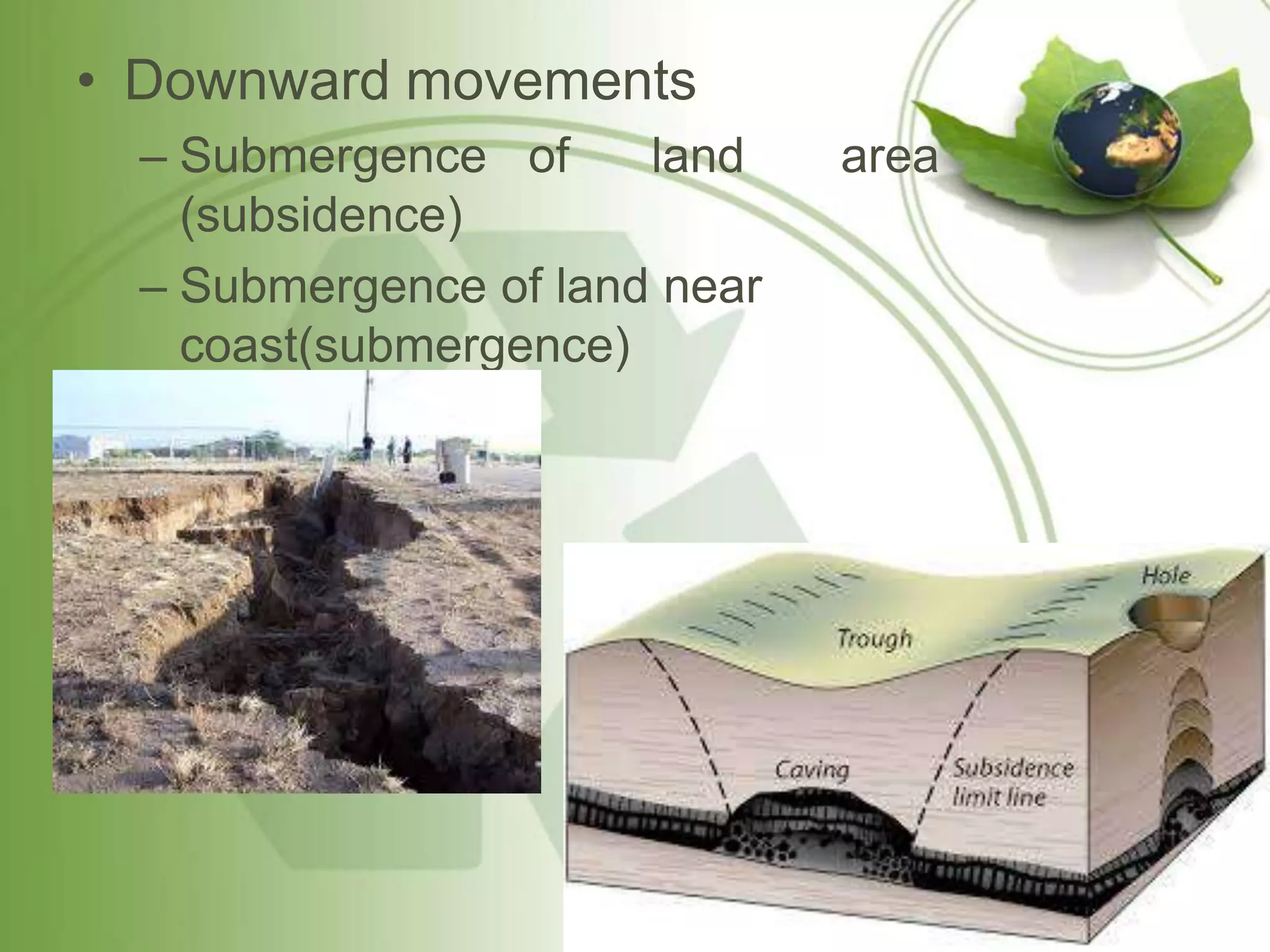 earth movements Endogenic forces | PPTX