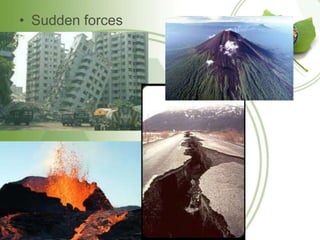 earth movements Endogenic forces | PPTX