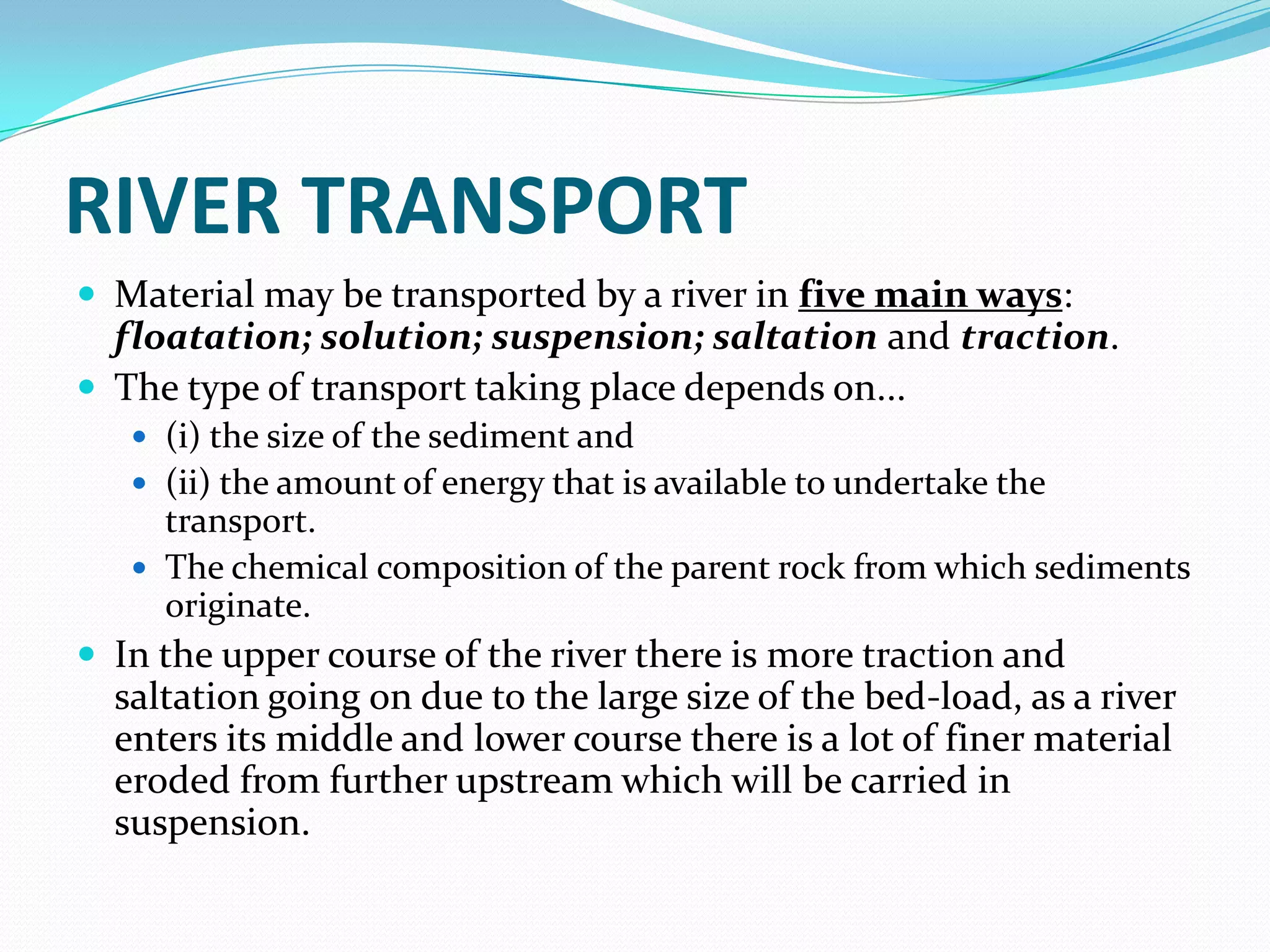 Geography fluvial landforms | PPTX
