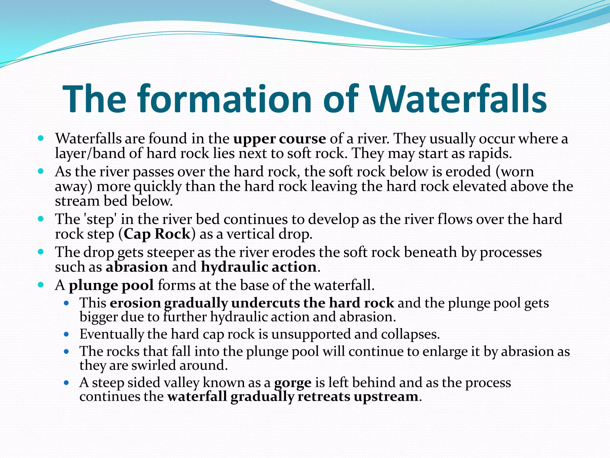 Geography fluvial landforms | PPTX