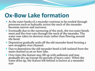 Geography fluvial landforms | PPTX