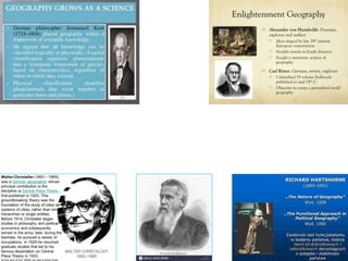 Geography and Geographers | PPT