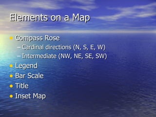 Map Elements | PPT