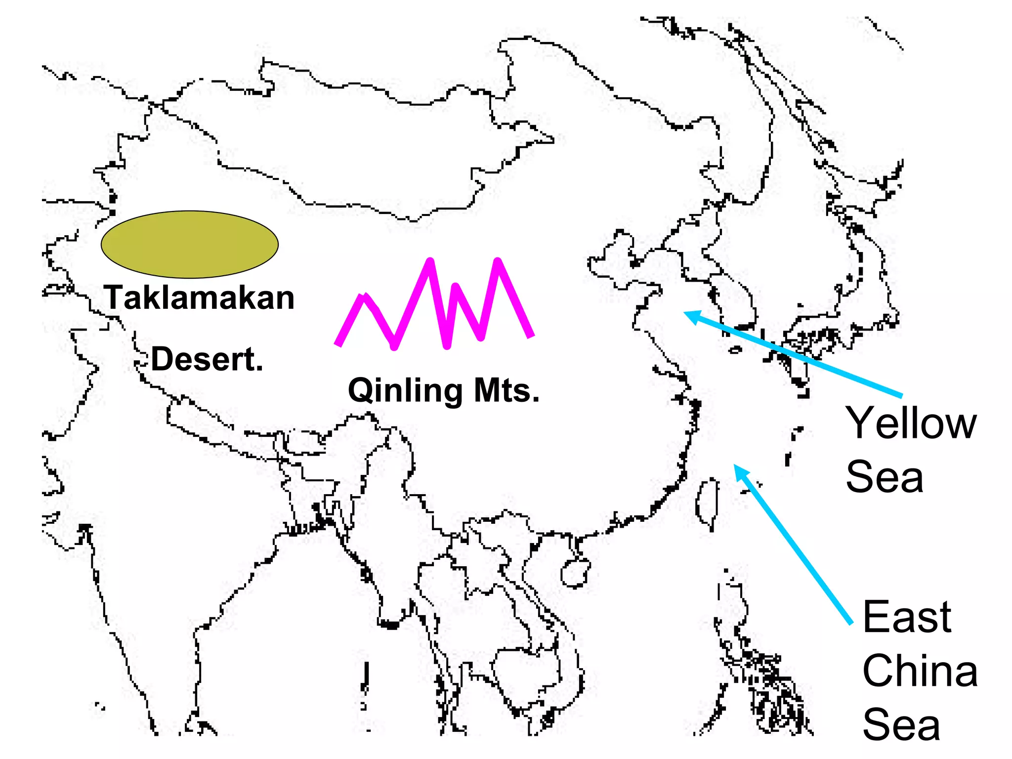 Geography Of Ancient China Map Labeling | PPT