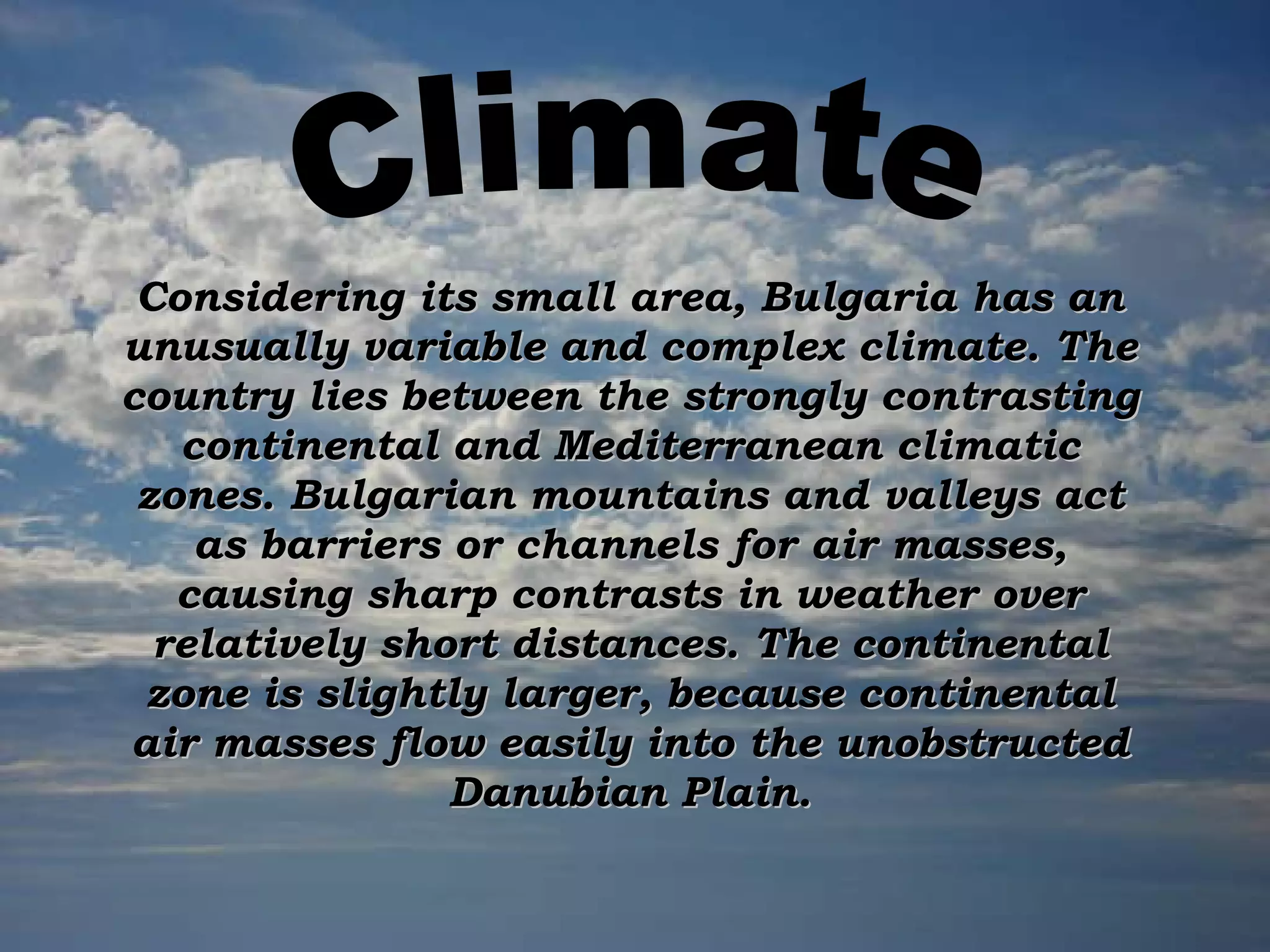 Geography Of Bulgaria by Denitsa | PPT