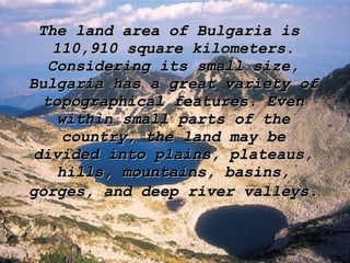 Geography Of Bulgaria by Denitsa | PPT